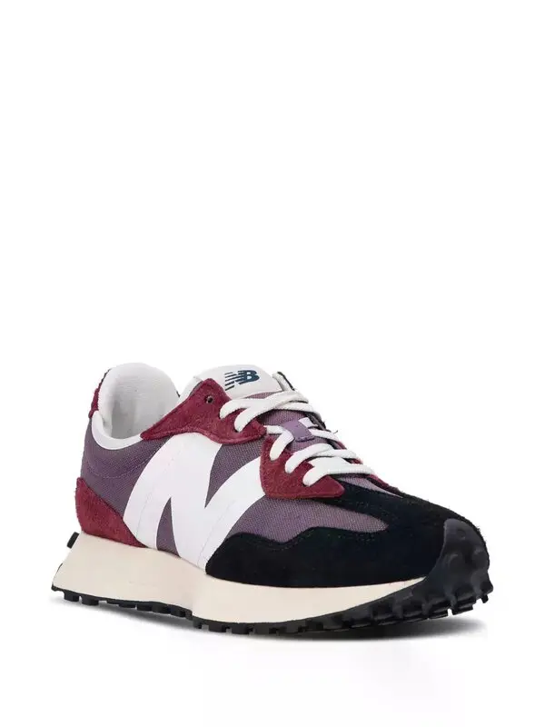 NEW BALANCE 327 Logo-patch Sneakers - Purple