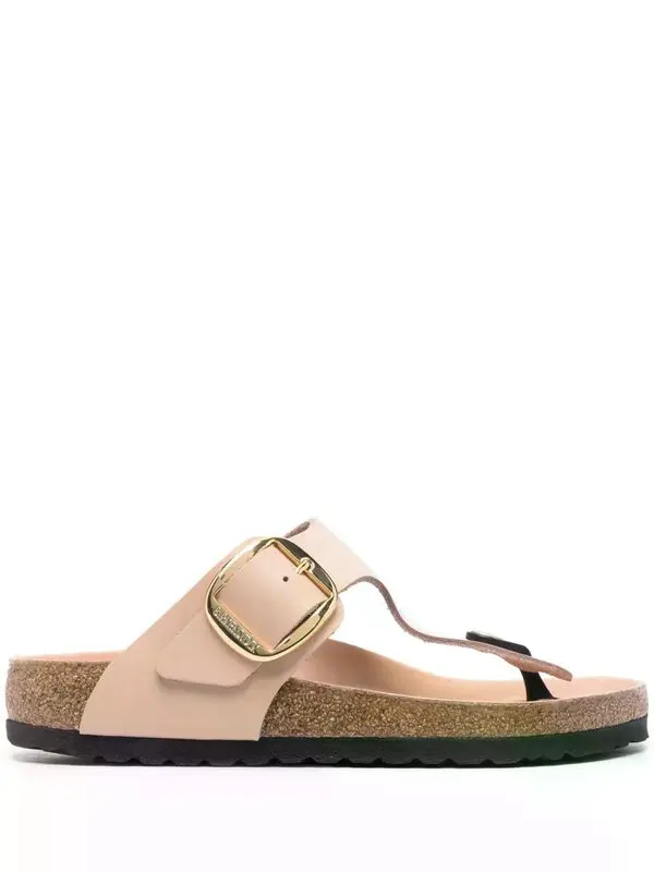BIRKENSTOCK Gizeh Leather Sandals - Pink