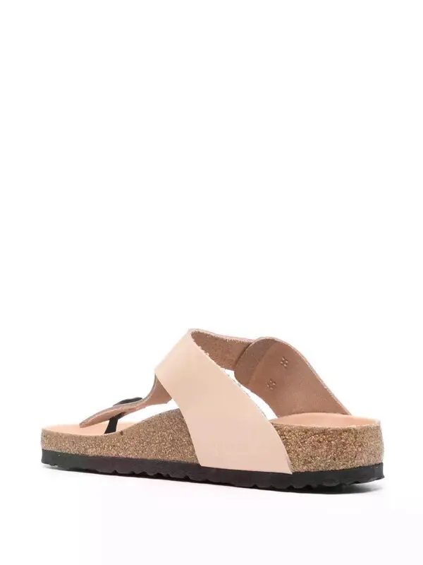 BIRKENSTOCK Gizeh Leather Sandals - Pink