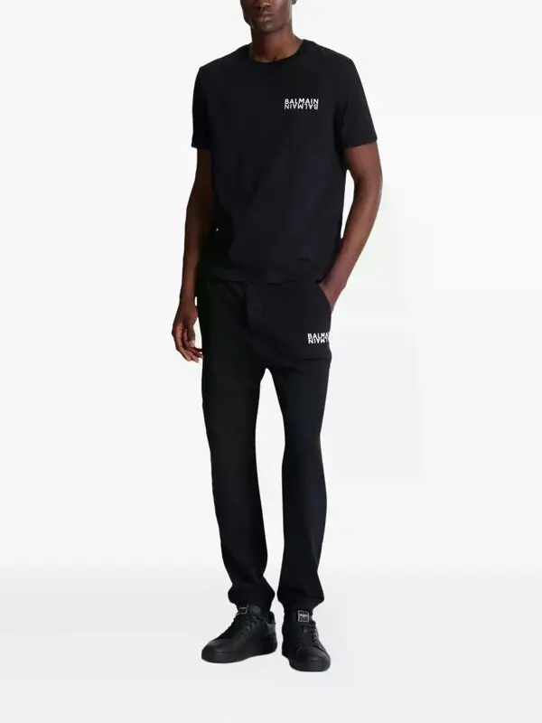 Balmain Logo-print Drawstring Track Pants - Black