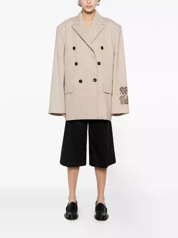 BERWICH Belted Button Shorts