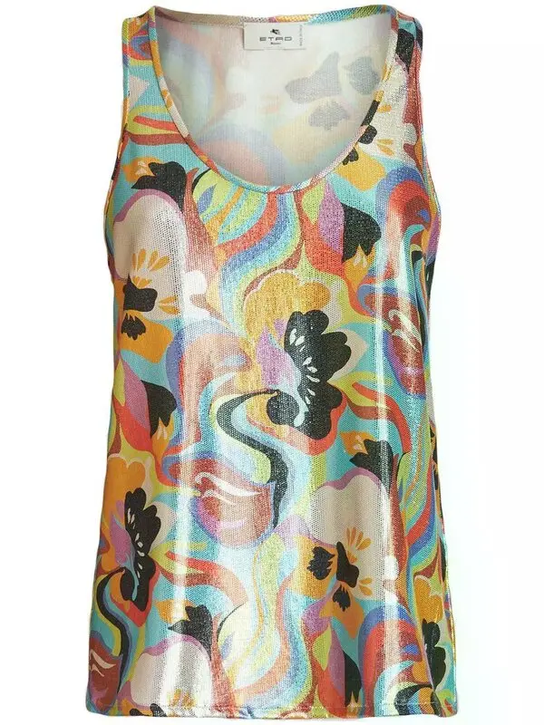 Etro Sleeveless Racerback Top