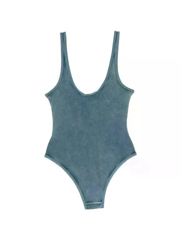 DIESEL® Ribbed Scoop Neck One Piece
