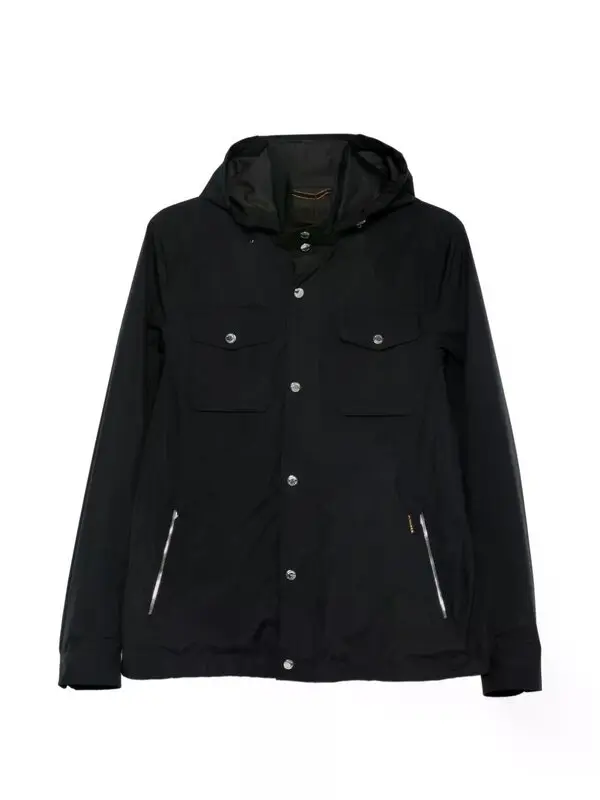 MOORER Hooded Jacket - Black