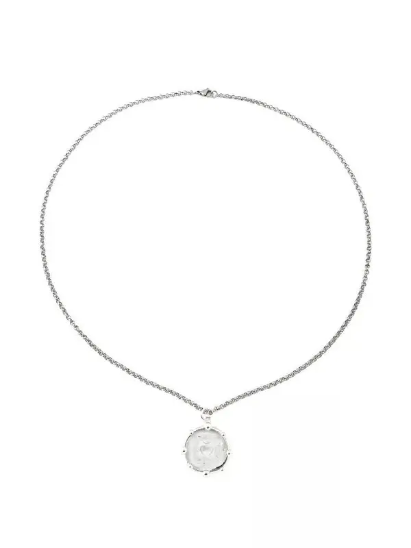POISONED HEARTS Tone Chain-link Necklace With Heart Detail