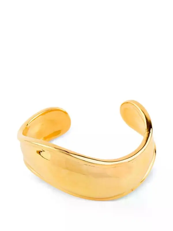 BEN-AMUN Curved Bangle - Gold