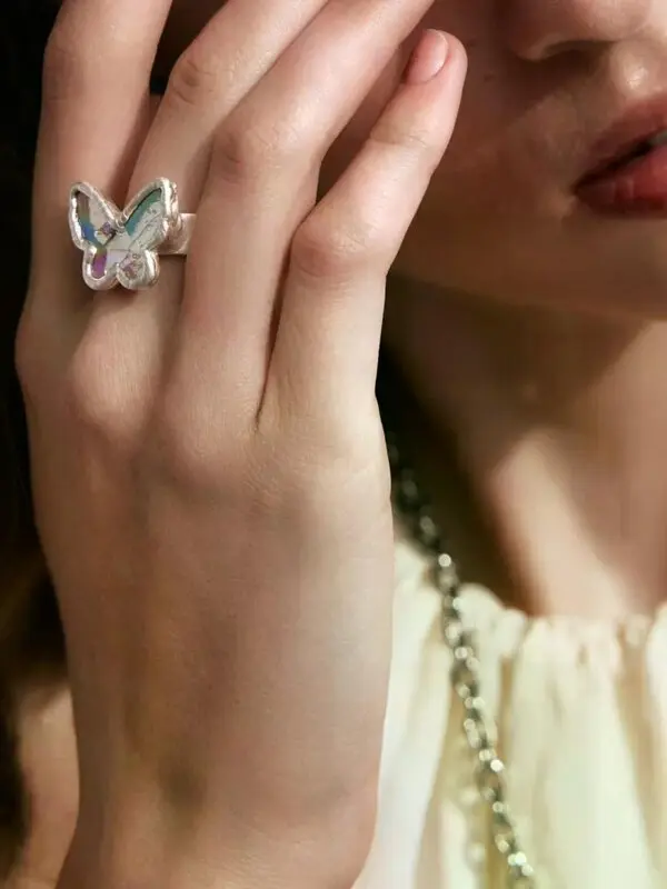 POISON DROP LAB Butterfly Tin Ring