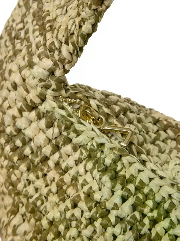 0711 TBILISI Ibiza Woven Shoulder Bag - Neutrals