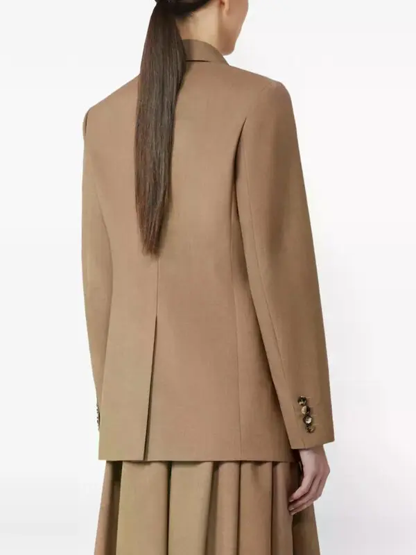 Max Mara Notch-lapel Single-breasted Blazer - Brown