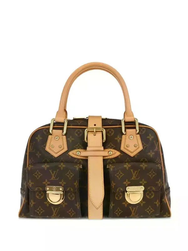 LOUIS VUITTON 2007 Gm Manhattan Tote Bag - Brown