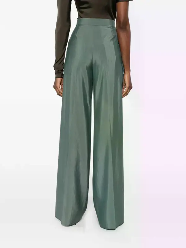 Max Mara Wide Leg Pleated Trousers