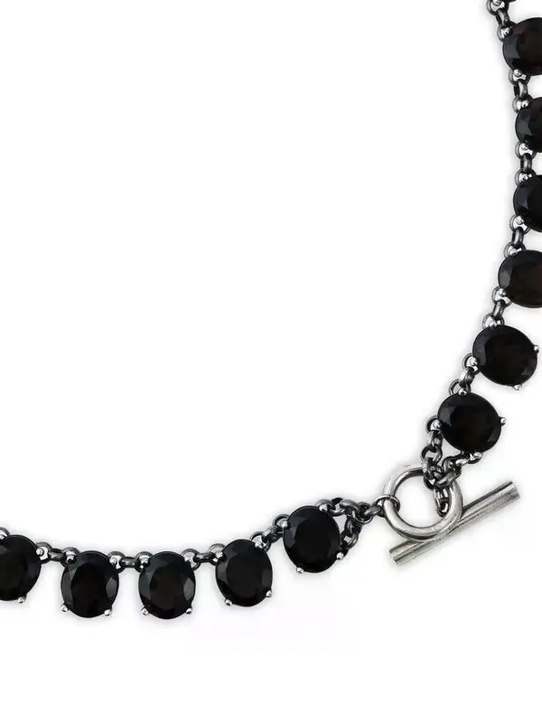 RHOE BERMAT Rauchtopaz Crystal Chain Necklace
