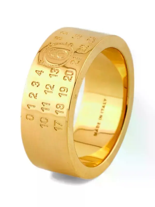 MAISON MARGIELA Numeric-signature Ring - Gold