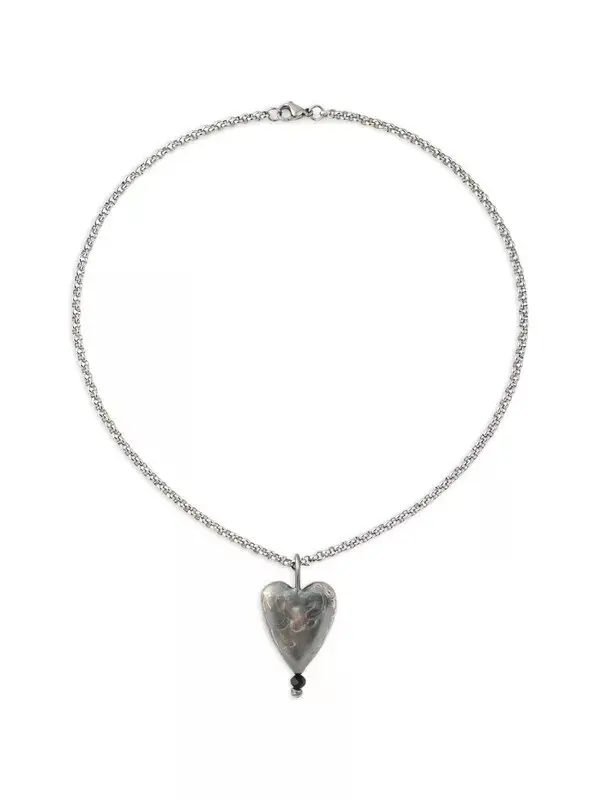 POISON DROP LAB Heart Pendant Necklace - Silver