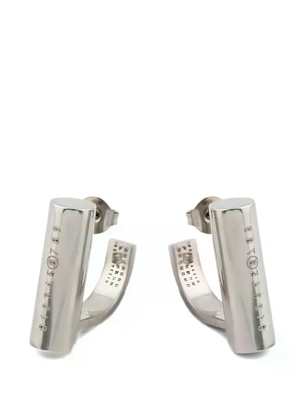 MAISON MARGIELA Hardware Object Earrings - Silver
