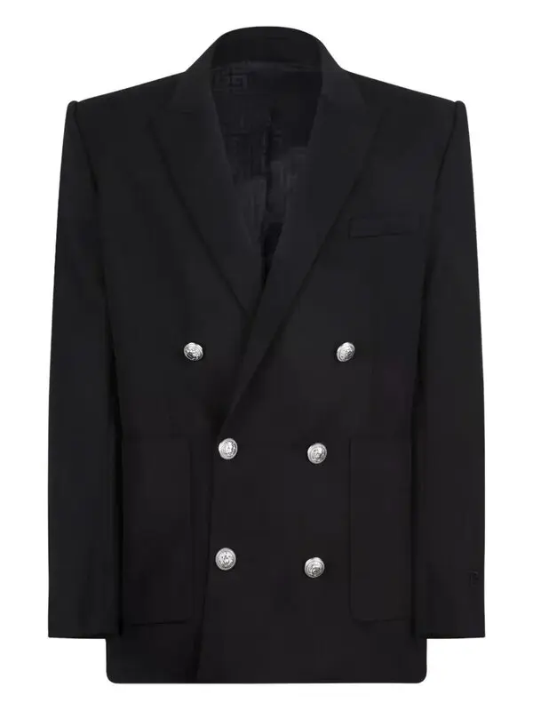 Balmain Double-breasted Blazer - Black