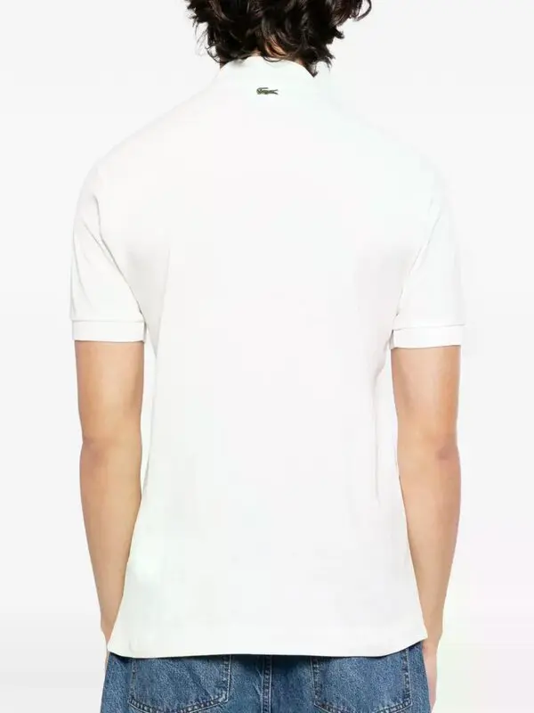 Lacoste Logo-embroidered Polo Shirt - White