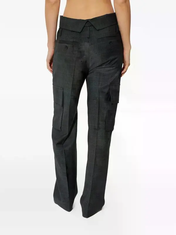 IRO PARIS Plaid Cargo Trousers