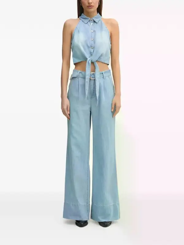 GAUDI Halterneck Front-knot Top