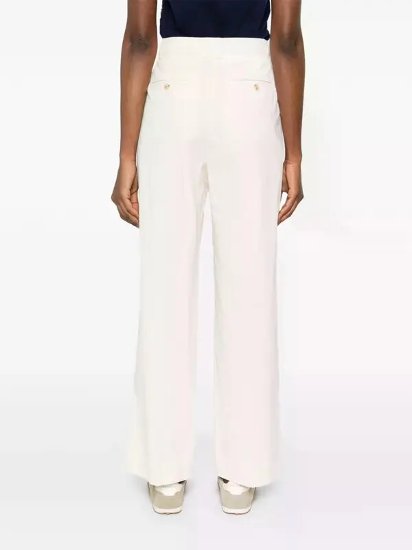 DUNST Pleated Wide-leg Trousers - Neutrals