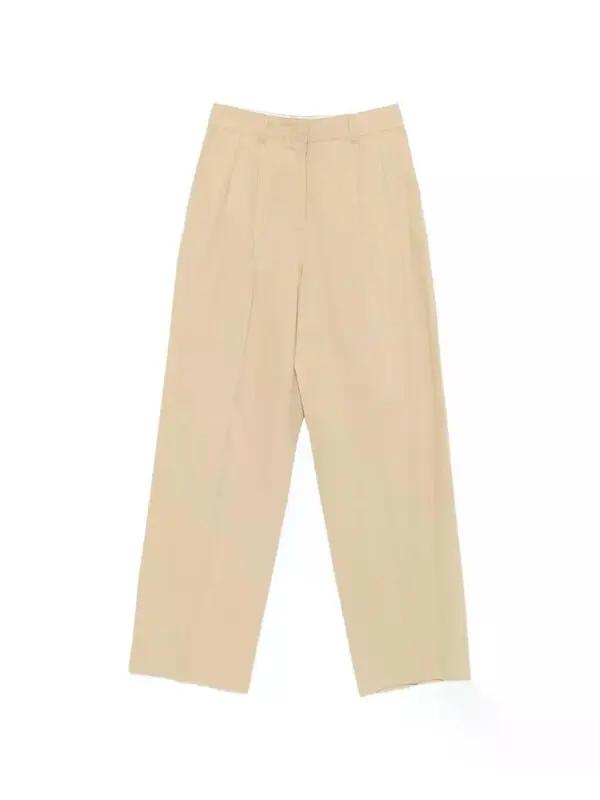 DUNST Pleated Trousers - Neutrals