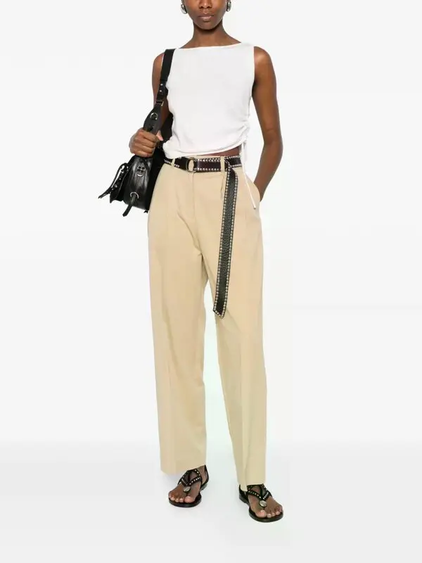 DUNST Pleated Trousers - Neutrals
