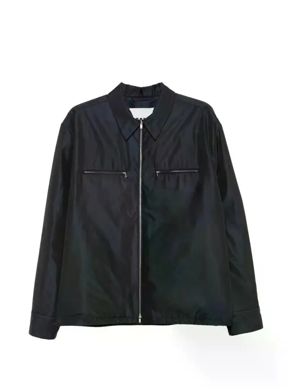 JIL SANDER Padded Shirt Jacket - Blue