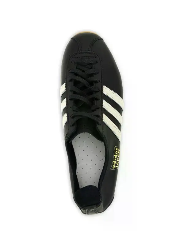 Adidas Logo-detail Stripes Sneakers - Black