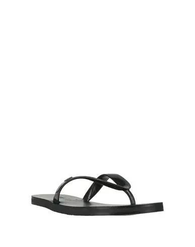 ANCIENT GREEK SANDALS Thong Sandals - Black