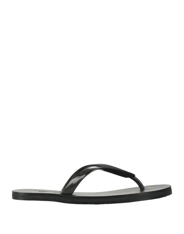 ANCIENT GREEK SANDALS Thong Sandals - Black