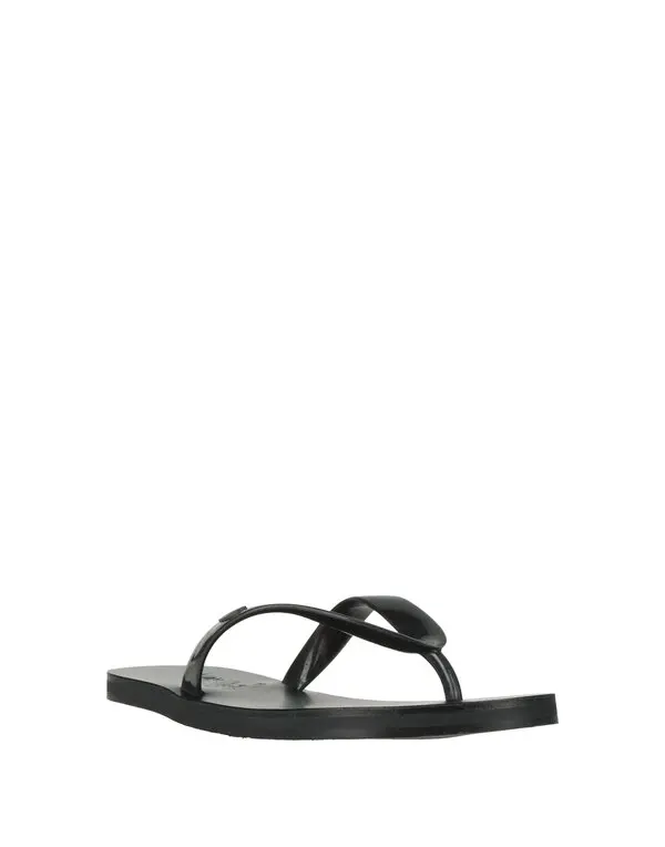 ANCIENT GREEK SANDALS Thong Sandals - Black