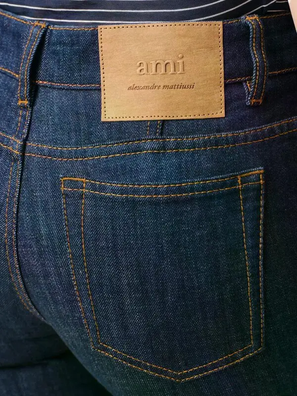 AMI Paris Bootcut Five-pocket Jeans
