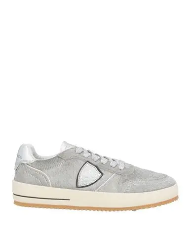 Philippe Model Leather Sneakers - Silver