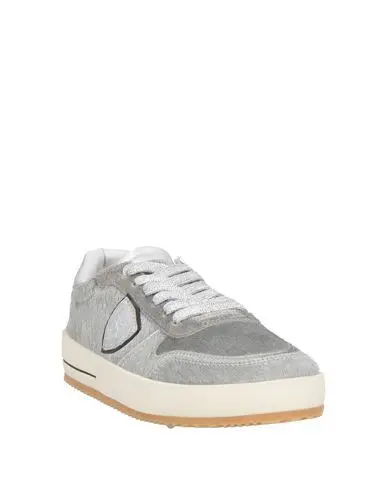 Philippe Model Leather Sneakers - Silver