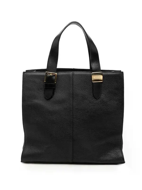 Burberry 20th Century Leather Tote Bag