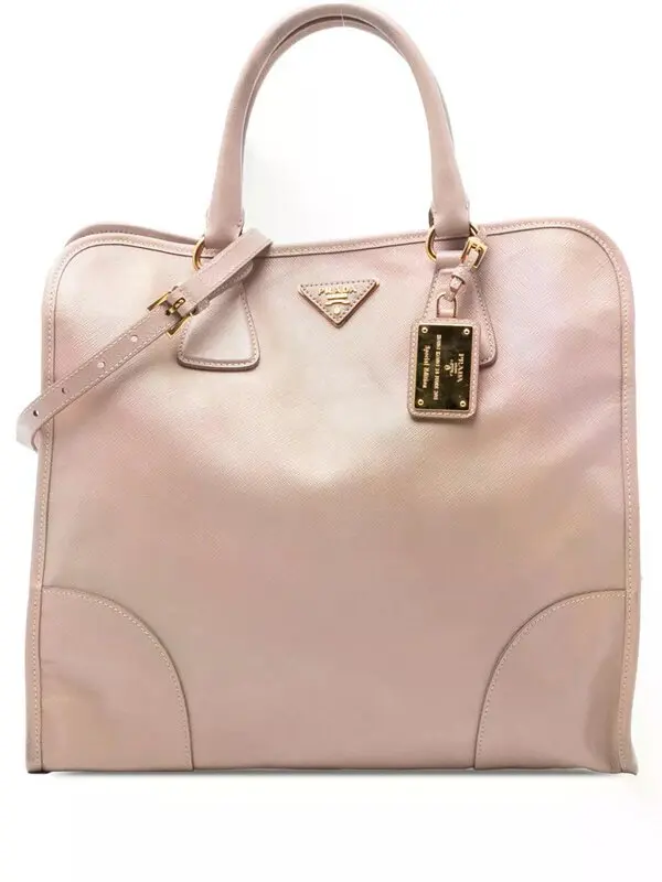 Prada Saffiano Lux Shopping Tote Satchel