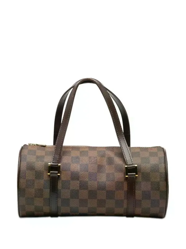 LOUIS VUITTON 2003 Damier Ebene Papillon 26 Handbag