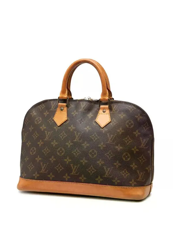LOUIS VUITTON 1994 Monogram Alma Pm Handbag - Brown