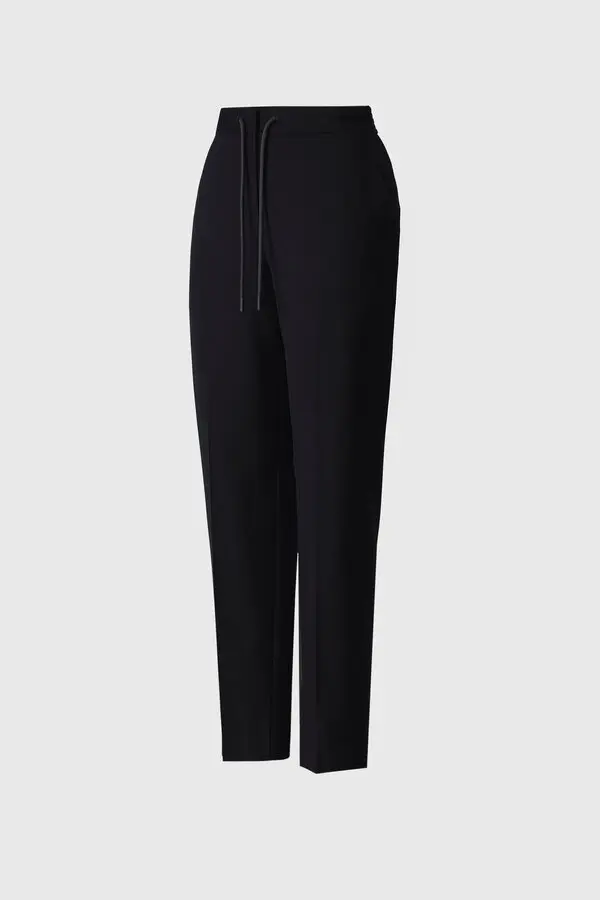 Mackage Straight Pleated Pants - Navy