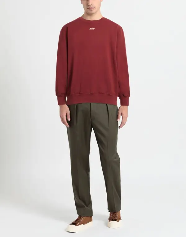 AUTRY Cotton Fleece Sweatshirt - Red