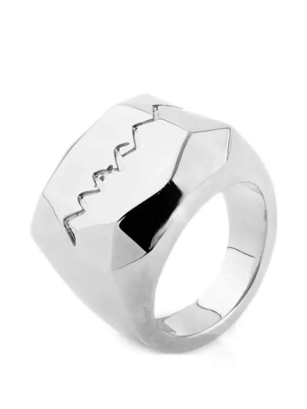 Marni Patterned Signet Ring