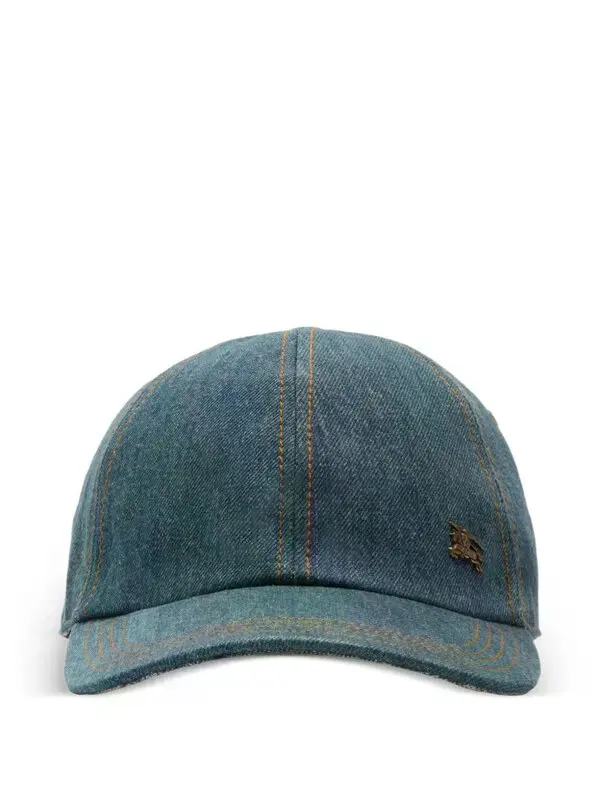 Burberry Denim Baseball Cap - Blue