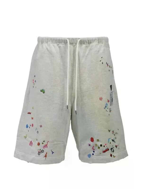 Mihara Yasuhiro Sticker Shorts - Grey