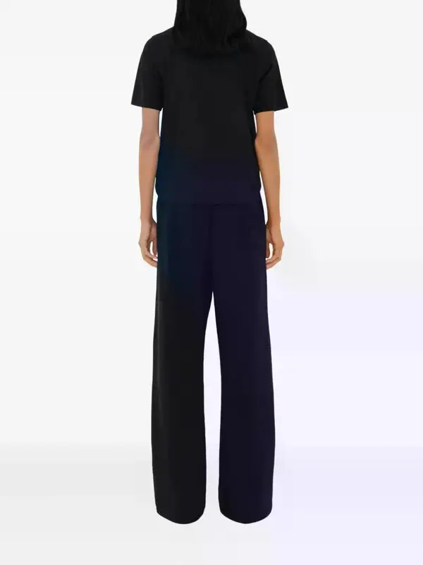 Burberry Equestrian Knight-embroidered T-shirt - Black