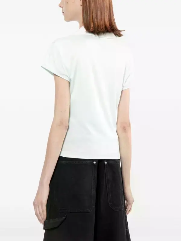 COURREGES V-neck Collar Top