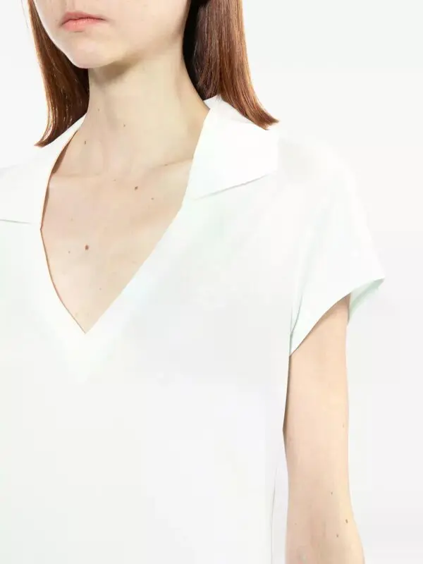 COURREGES V-neck Collar Top