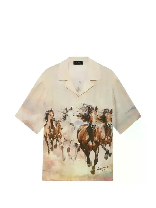 Amiri Horse-print Shirt