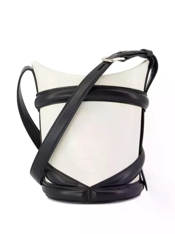 Alexander McQueen The Curve Bucket Bag - Neutrals