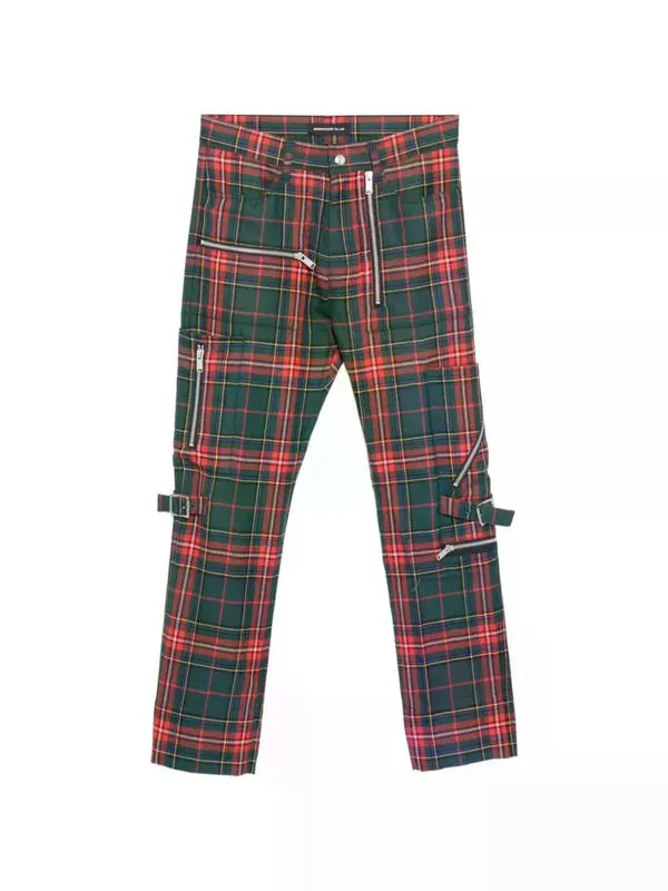 Undercover Tartan Trousers - Green