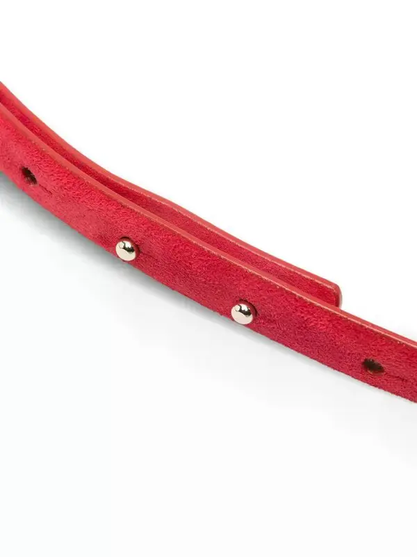 Alberta Ferretti Buckle Belt - Red
